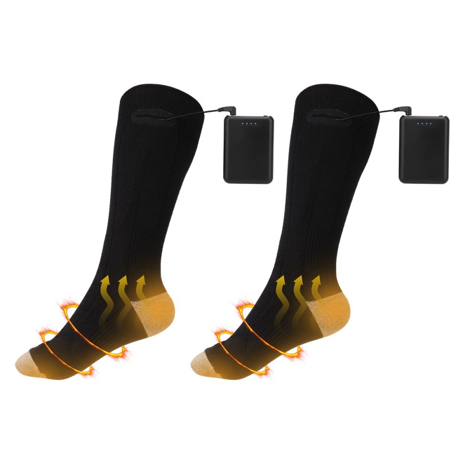 Heating Warm Heated Socks Electric Winter Men Women Ladies Thermal Feet ...