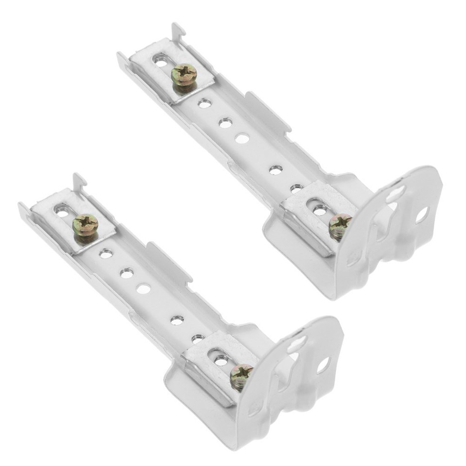 2 Pcs Pleated Blind Holder Ceiling or Wall Mount Curtain Track ...