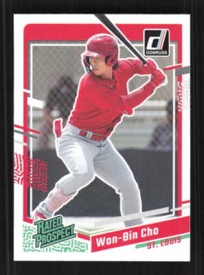 Won-Bin Cho 2023 Donruss Rated Prospect St. Louis Cardinals #69 | eBay