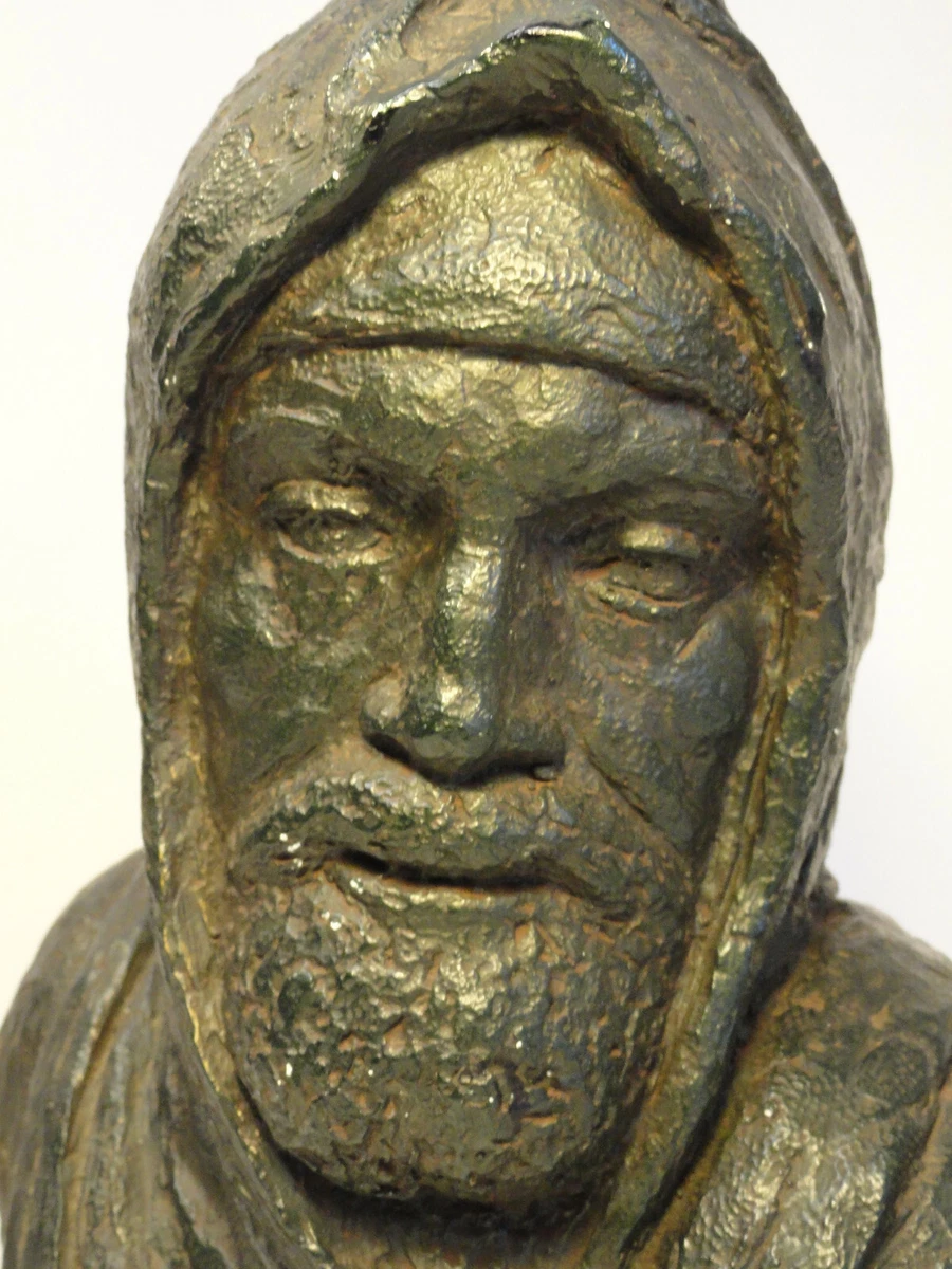 Michelangelo Self Portrait Sculpture