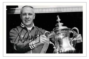 BILL SHANKLY Signed Autograph PHOTO Fan Signature Print LIVERPOOL ...
