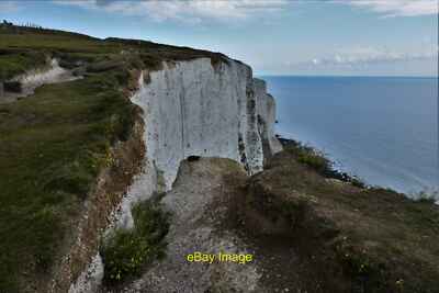 Photo 12x8 White Cliffs of Dover Walk: Cliffs, Langdon Bay West Cliffe ...