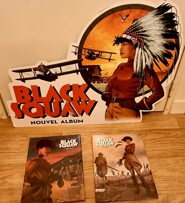 Lot Magnifique Black Squaw tirage de luxe tome 1 ,2 3 avec PLV énorme ...