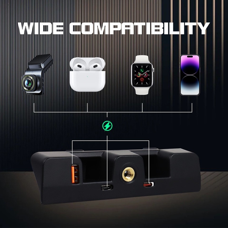 Dashboard USB Expansion Dock for Ford Bronco Accessories 2021 2022 2023 ...