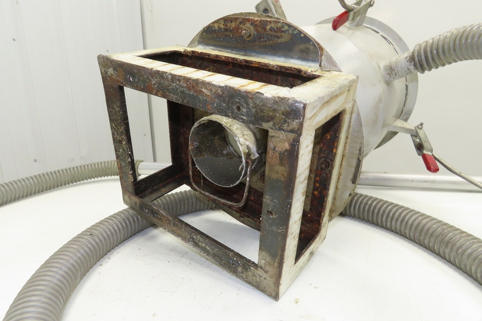 Vac-U-Max Dry Bulk Hopper 12" Receiver with Vacuum Wand 1.5" Suction ...