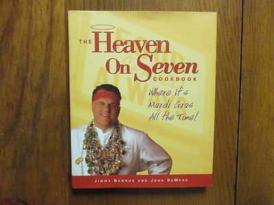 JIMMY BANNOS Signed Book(THE HEAVEN ON SEVEN COOKBOOK-2000 1st Edition ...