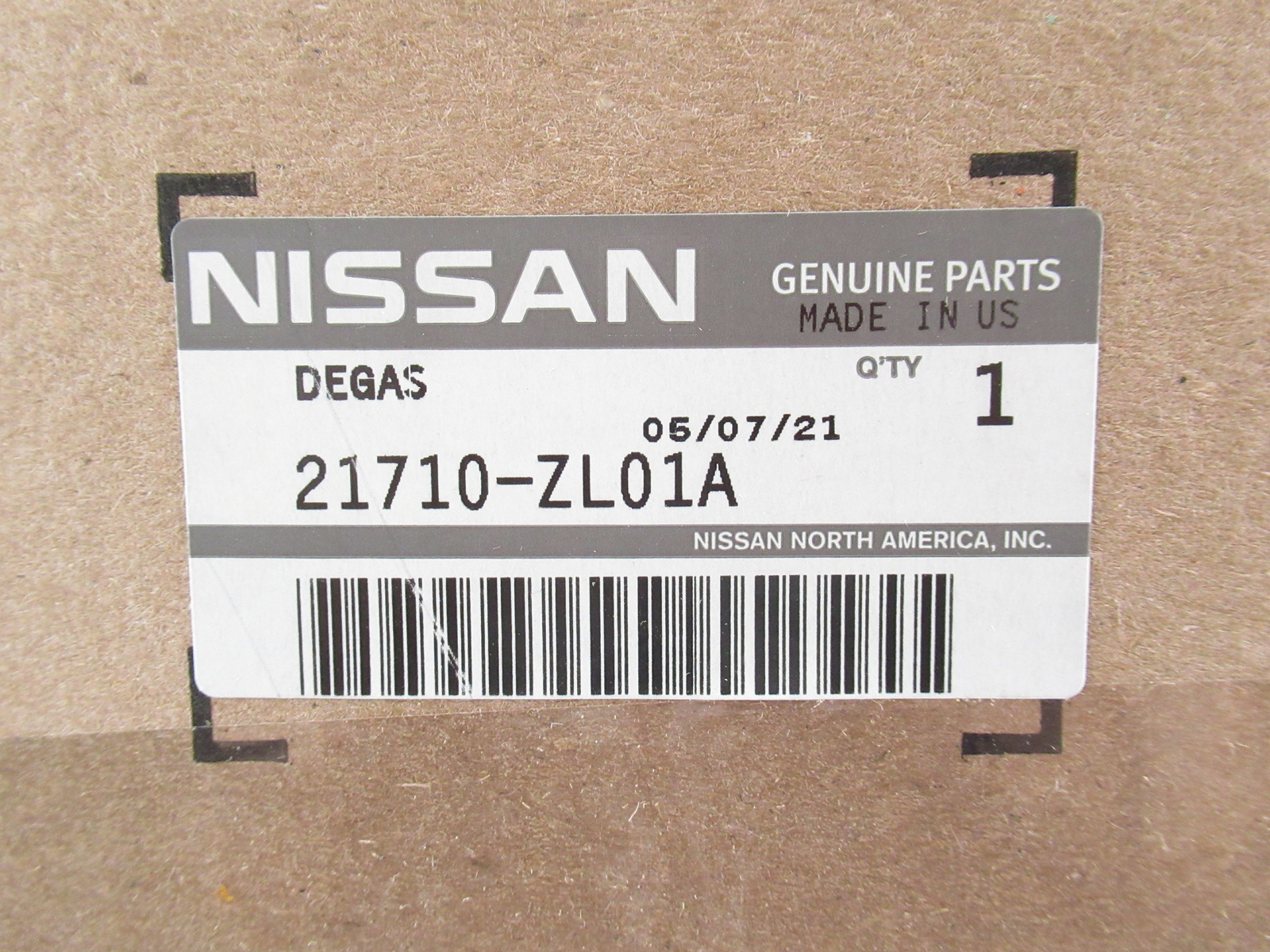 Genuine Nissan 21710-ZL01A Coolant Expansion Tank 09-19 Frontier 05-15 ...