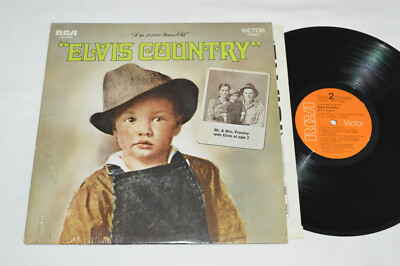 ELVIS PRESLEY Elvis Country LP LSP-4460 RCA Orange Labels Made in USA ...