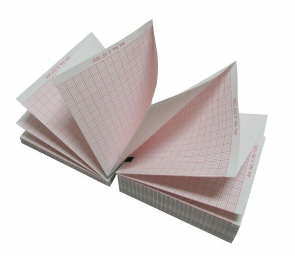 GE 22616606 Medical Cardiology Recording Chart Paper - 10 Pack for sale ...
