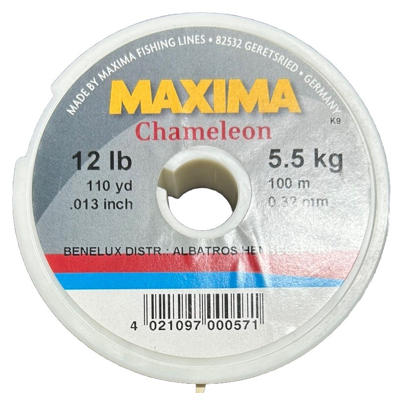 MAXIMA CHAMELEON FISHING LINE - 100m SPOOLS - 3,4,5,6,8,10 & 12lb ...