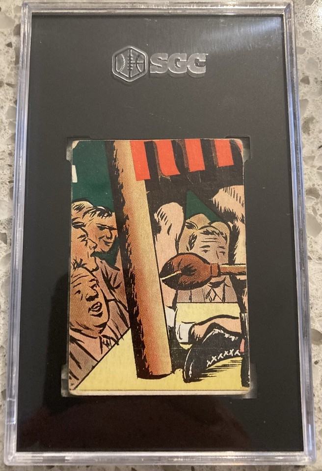 1951 Topps Ringside Bob Baker Salesman Sample Puzzle Back SGC Authentic ...