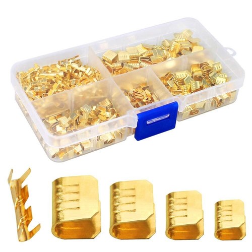 500PCS 5 Sizes Ring Terminals U Shape Wire Connectors Cable Wire Crimp ...
