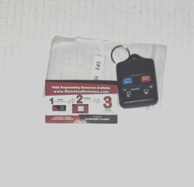 NEW Keyless Entry Key Fob Remote Programable with Instructions for Many ...