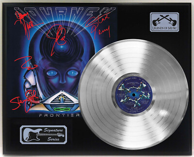 Journey Frontier Silver LP Record Signature Display | eBay