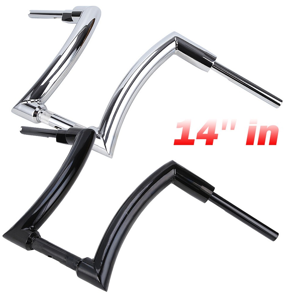 12 14" 16" Rise APE Hanger Handlebar 2" DNA Monster Fat Bars For Harley ...