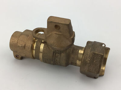 MUELLER BALL STRAIGHT METER VALVE PACK JOINT CTS 3/4" FREE SHIPPING | eBay