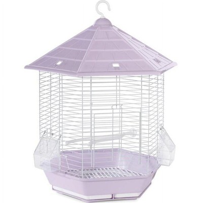 Bird Cage Cages Pets Hanging Hexagonal Shape Removable Plastic Grille ...