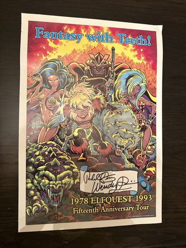 Elfquest 1978 1993 Fifteenth Anniversary Tour Richard Pini Creator ...