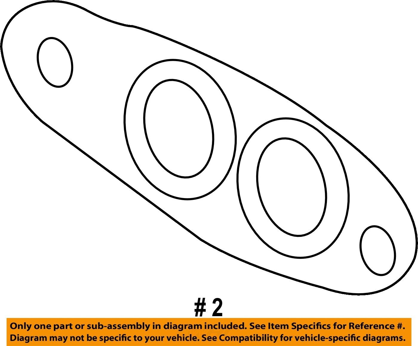 GM OEM Engine Oil Cooler-Tube Assembly Gasket 23129010 | eBay
