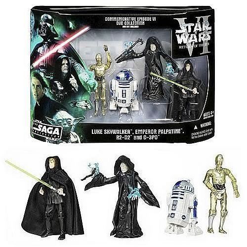 Star Wars DVD Commemorative Action Figure Pack Episode VI (6) Return of ...