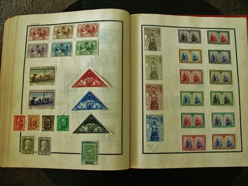 VINTAGE 1935 SCOTT MODERN POSTAGE STAMP BOOK ALBUM, 1930's | eBay