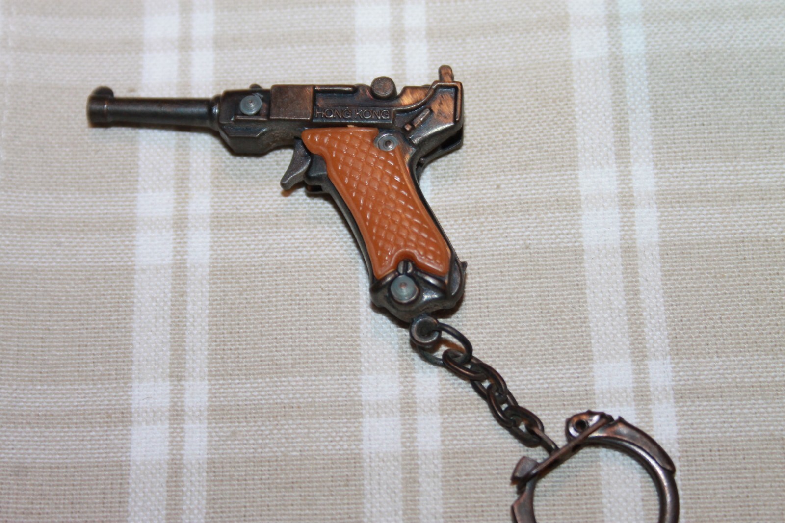 Vintage Victory Lugar Pistol Mini Cap Gun Key Chain-Hong Kong | eBay