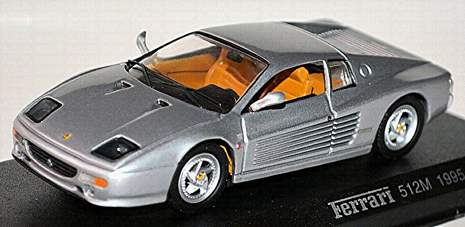 Ferrari Testarossa F512 M Coupe 1994-96 silber silver metallic 1:43 ...