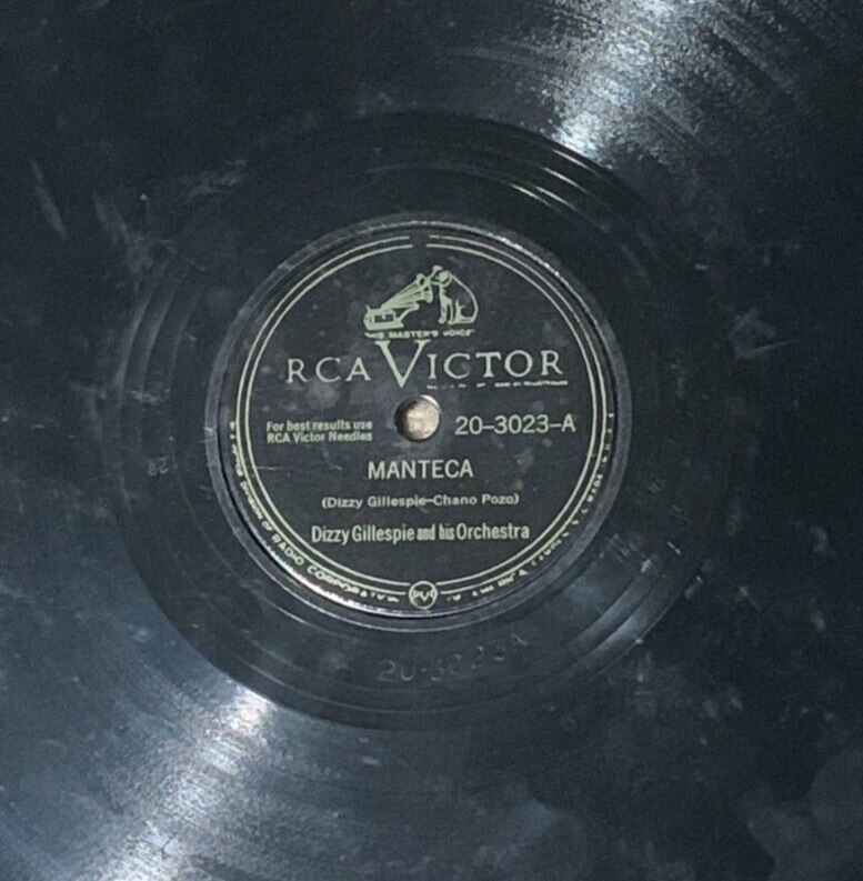 DIZZY GILLESPIE / COOL BREEZE / MANTECA 78 RPM RCA VICTOR RECORD A4 | eBay