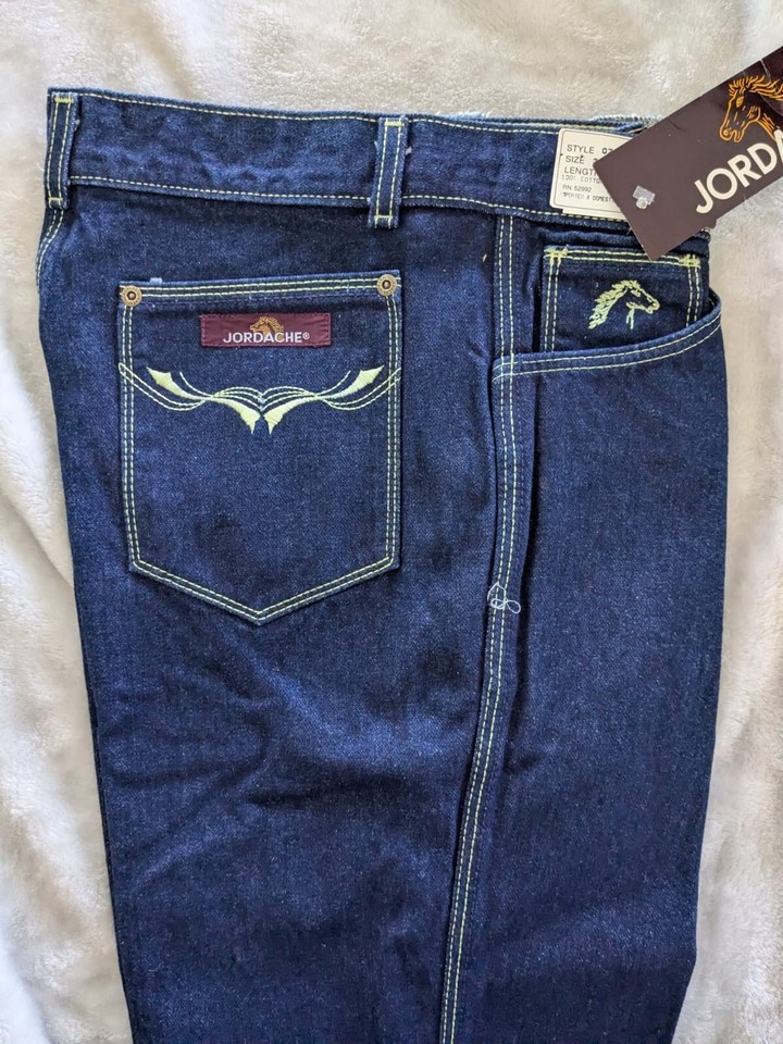 Jordache Vintage Denim Jeans New Old Stock Choose Your Size and Pattern ...