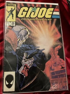 G.I. JOE A REAL AMERICAN HERO #29 (1984) MARVEL 1ST APPEARANCE CRIMSON ...