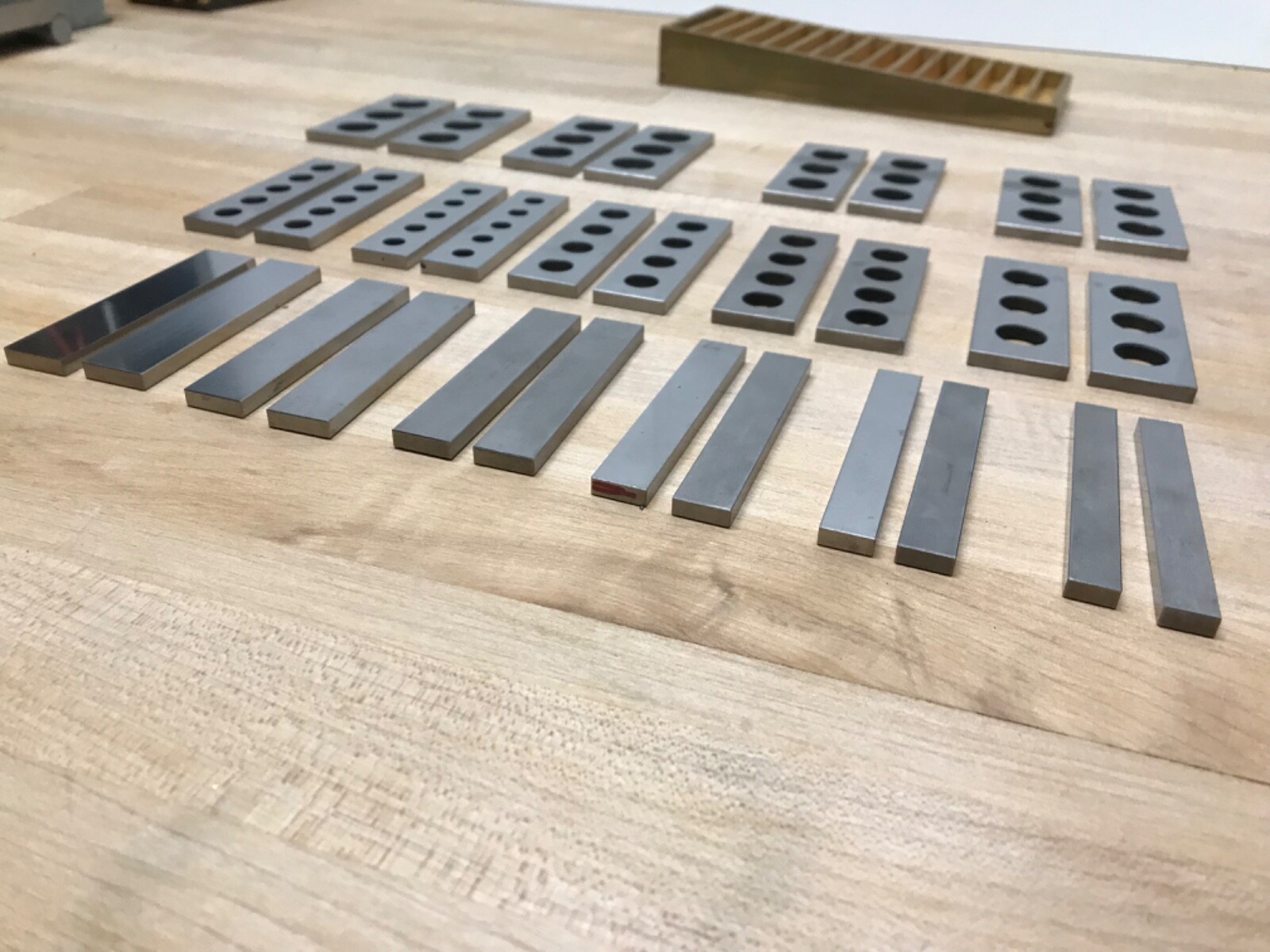 15 matching sets of precision toolmaker made grinding vise parallels | eBay