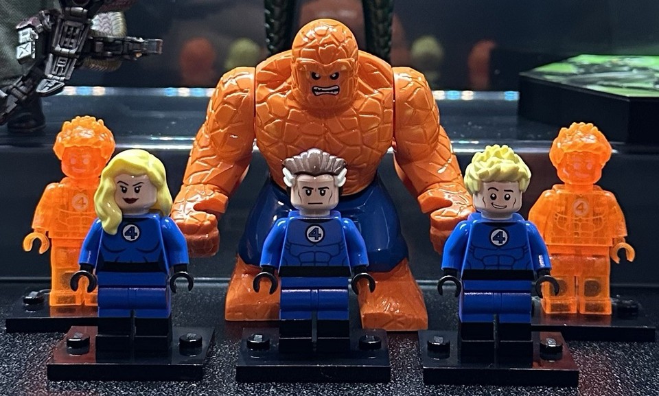 Lego Marvel Super Heroes Fantastic Four MRM & Moonh80 2014 Ultra Rare ...