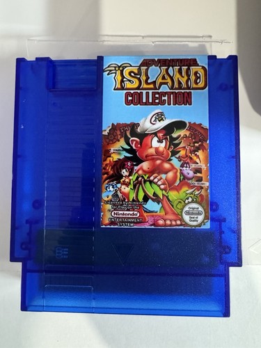 Adventure Island Collection 1,2,3,4 NES Nintendo Game cartridge Only 72 ...