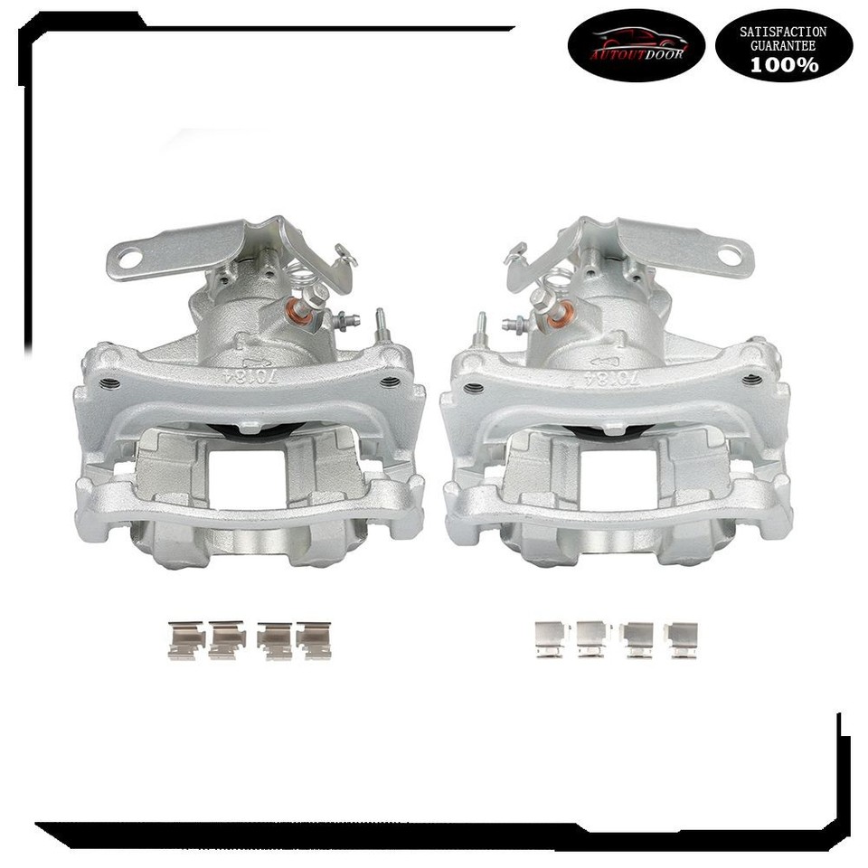 Rear Brake Calipers w/ Bracket Set (2) For 2015-2019 Ford Transit-150 ...