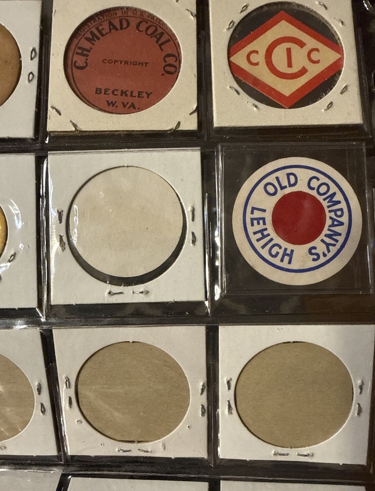 20 Vintage Coal Mine Scatter Tags Harco, Royalton, Meads, Old Lehigh ...