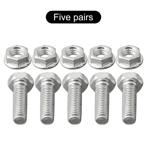 Practical Garden Outdoor Bolts And Nuts Replacement Set 5pcs Kit Metal ...