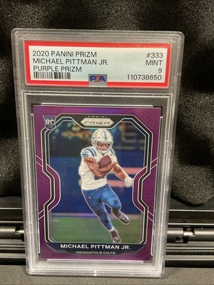 2020 Panini Prizm - Rookie Michael Pittman Jr. #333 Purple Prizm /125 ...