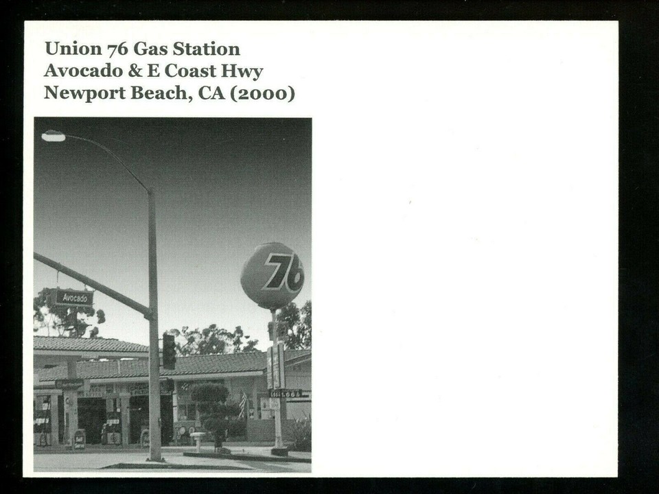 Gas Station Vintage postcard Union 76 Gas Station Newport Beach ...