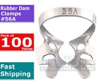 100 Pcs Dental Rubber Dam Endo Clamps #56A Endodontics Upper Molar ...