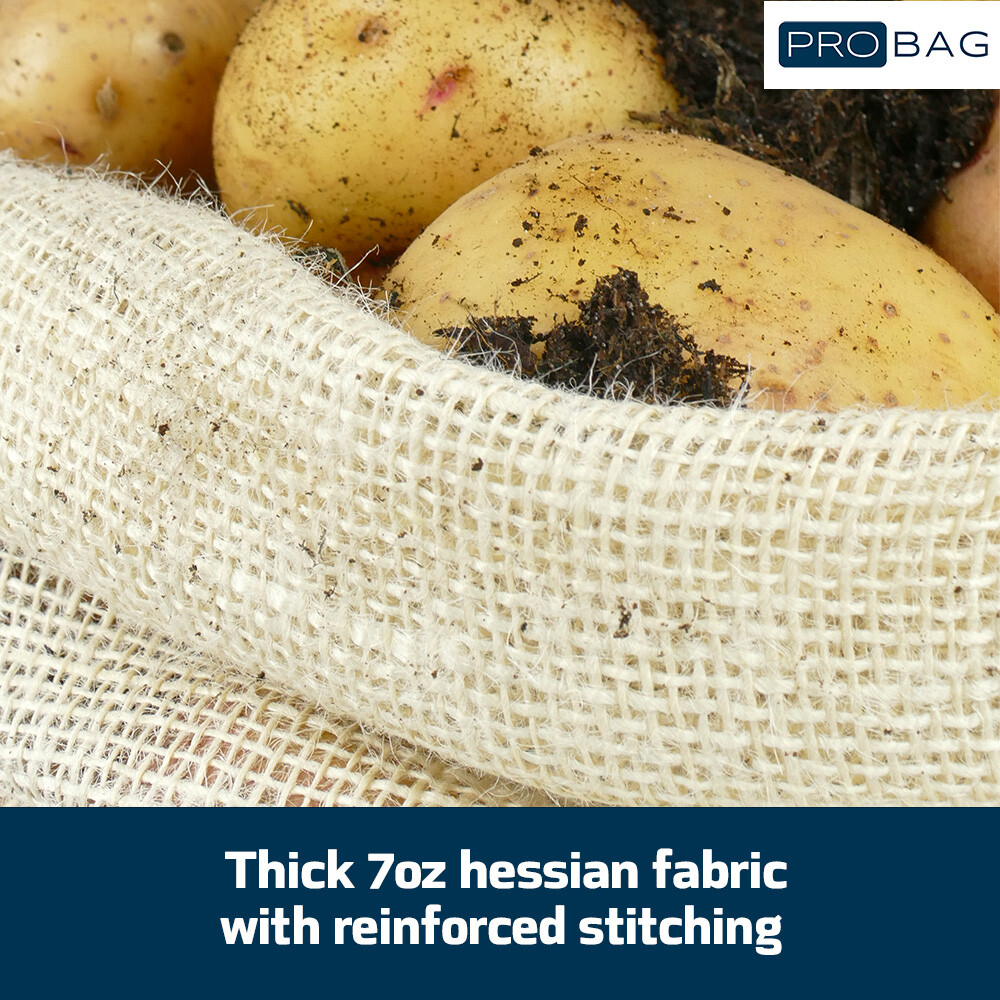 Hessian Sacks - PREMIUM - Potato, Veg, Fruit - Jute Bag, Hessian Bag ...