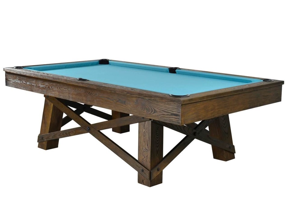 8ft Ashwood Slate Luxury Pro Pool Table Traditional Billiard Game Table ...