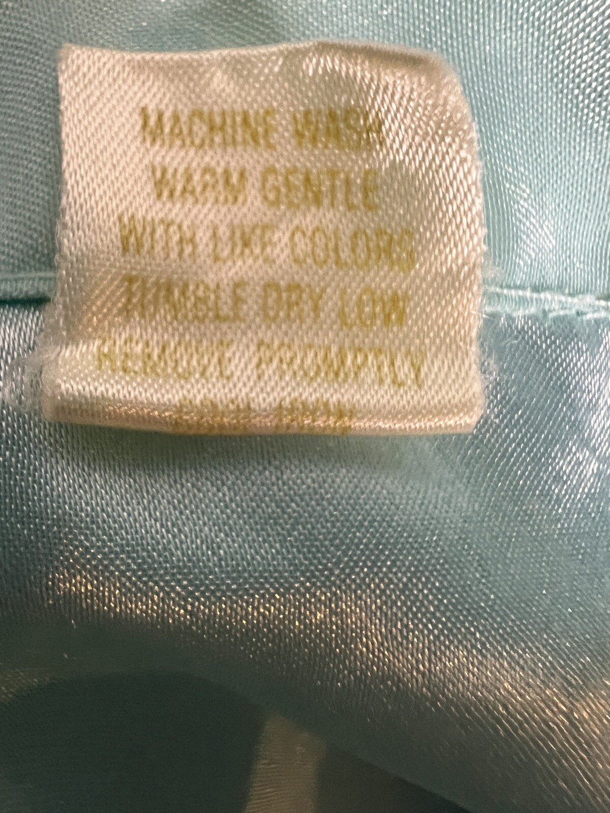 VTG Victorias Secret gold crown label Baby Sea Blue S… - Gem