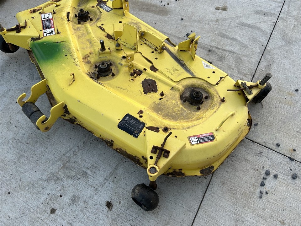 JOHN DEERE 54C MOWER DECK SHELL X475 X485 X495 X575 X585 X595 (AS IS ...
