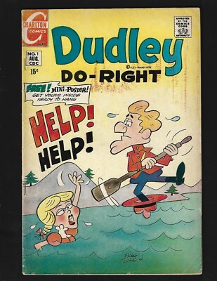 Dudley Do-Right #1 VG+ Johnson Snidely Whiplash Homer Nell Fenwick ...