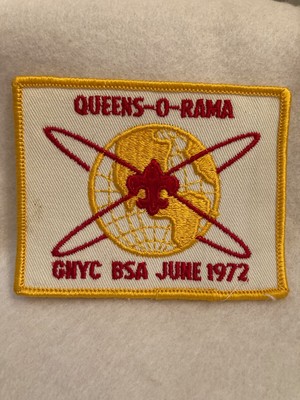 (mr17) Boy Scouts - Queens-O-Rama - GNYC BSA - June 1972 patch | eBay