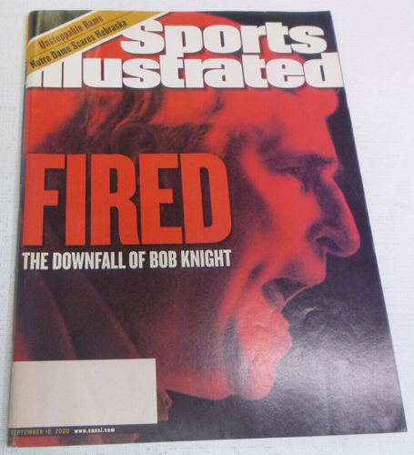 Sports Illustrated Magazine September 18, 2000 Bobby Knight | eBay