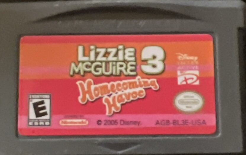 Lizzie McGuire 3: Homecoming Havoc (Nintendo Game Boy Advance, 2005 ...