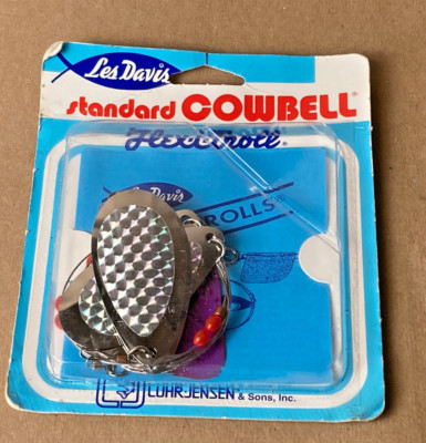 Les Davis - Standard Cowbell - Chrome/Silver Prism Lite Flex-i-Troll | eBay