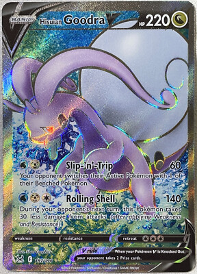 Pokemon TCG - Hisuian Goodra V Full Art Ultra Rare - 187/196 - Lost ...