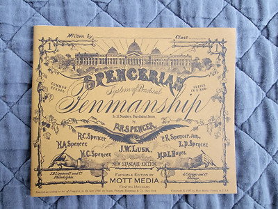 Spencerian Penmanship Copy Book 1 by Media, Mott LOT of 5 9780880620833 ...